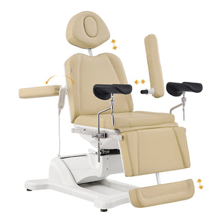 OB GYN Exam Chair with Stirrups, GYN Examination Chair
