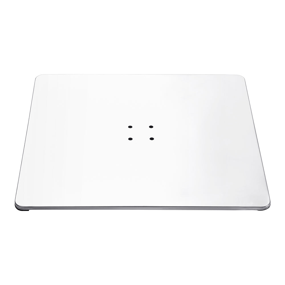 Silver Full metal square base for Salon Chairs | DIR